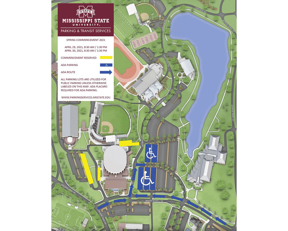 Plan accordingly for graduation-day parking | Mississippi State University