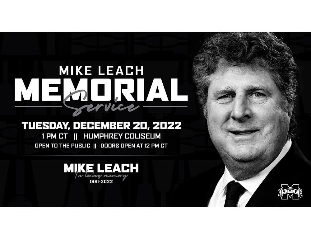 Mike Leach Public Memorial To Be Held Dec. 20 In Humphrey Coliseum ...