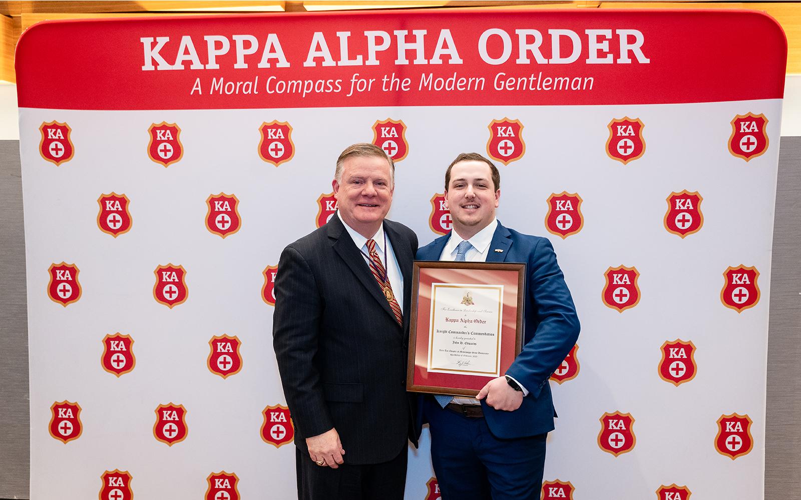 MSU’s Edwards receives Kappa Alpha Knight Commander’s Medal ...
