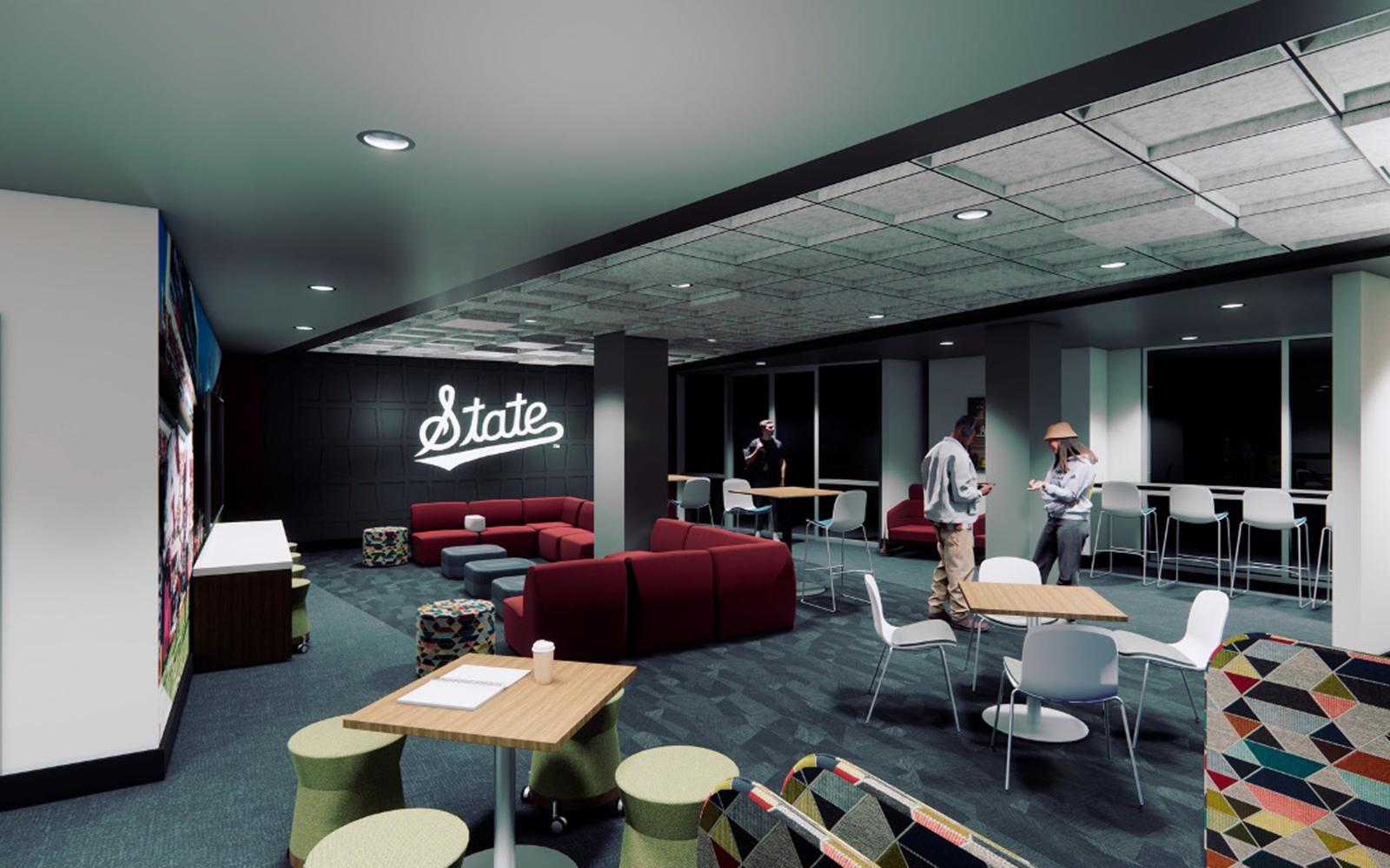 Renovation adding new student lounge, Event Services office space to ...